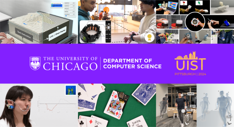 UChicago CS Researchers Shine at UIST 2024 with Papers, Posters ...